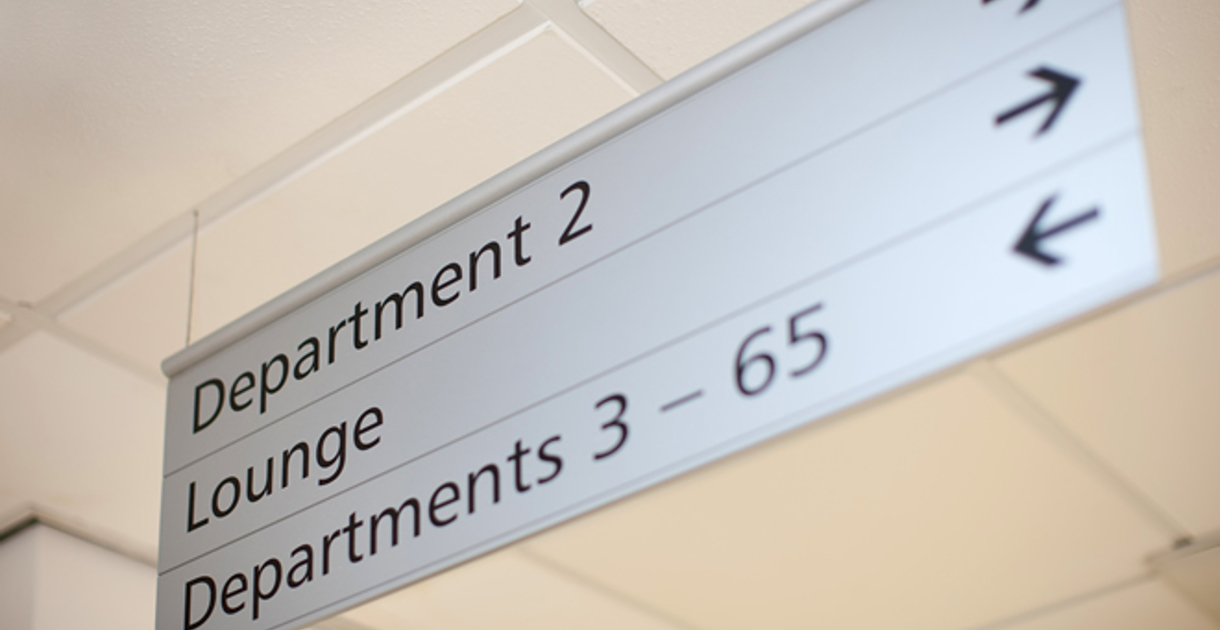 Department list by number and name