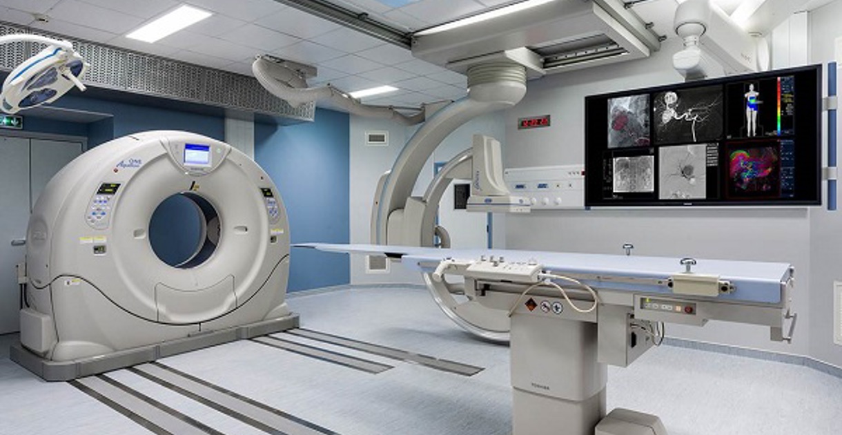Radiology redevelopment and 4D CT scanner